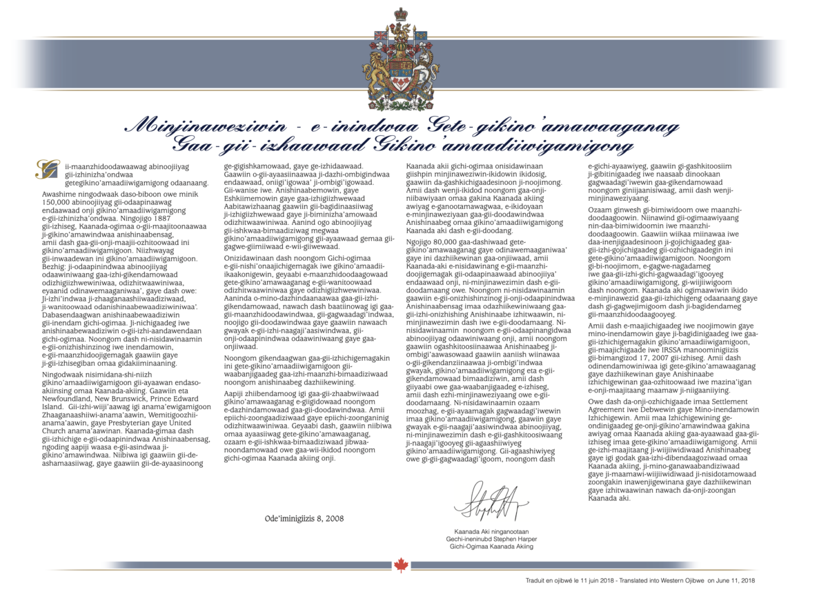 Indian Residential School Apology - NCTR