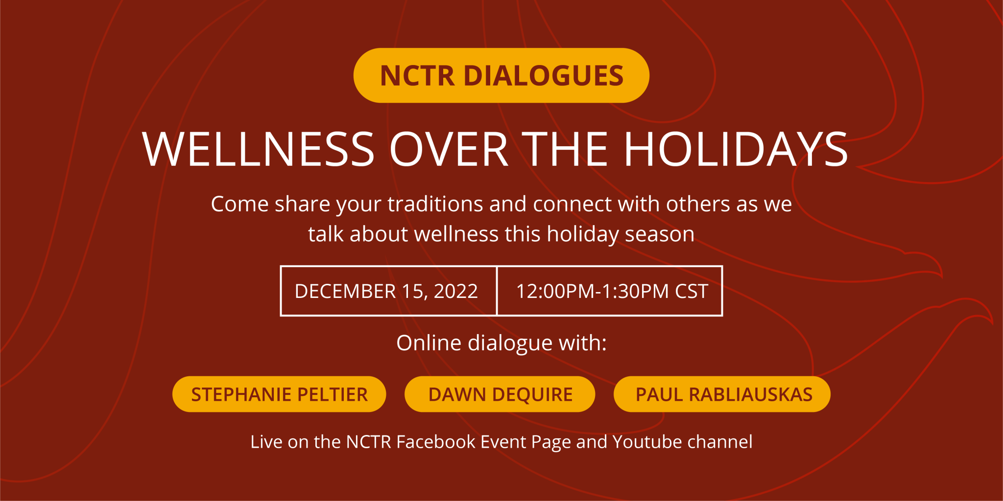 NCTR Dialogues: Wellness for Survivors over the holidays - NCTR